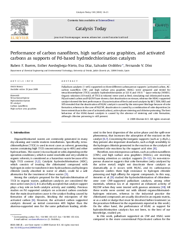 (PDF) PdCo Nanoparticles Formation at HOPG and High Surface Area Carbon ...