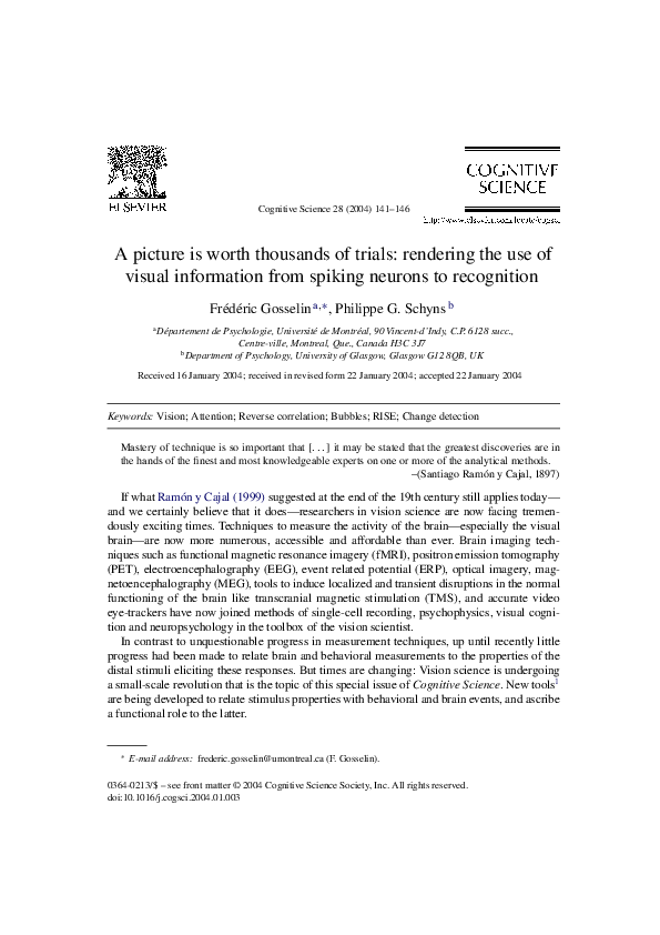 (PDF) A picture is worth thousands of trials: rendering the use of ...