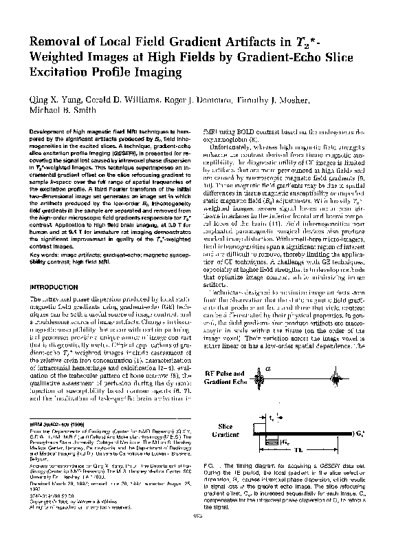 (PDF) Removal of local field gradient artifacts in T2*-weighted images ...