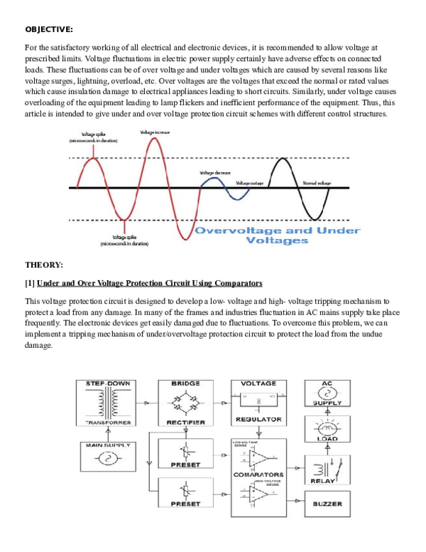 (DOC) Over voltage under voltage
