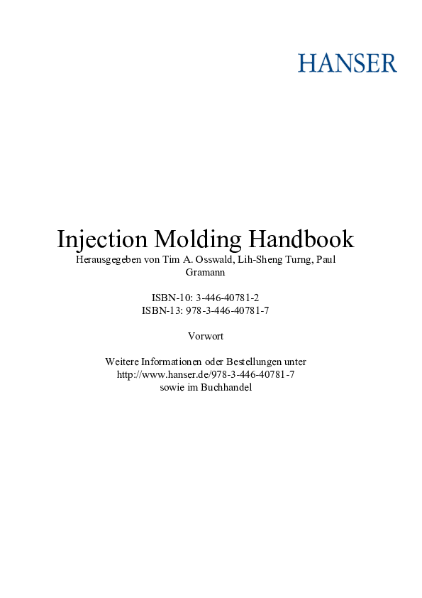 (PDF) Injection molding handbook