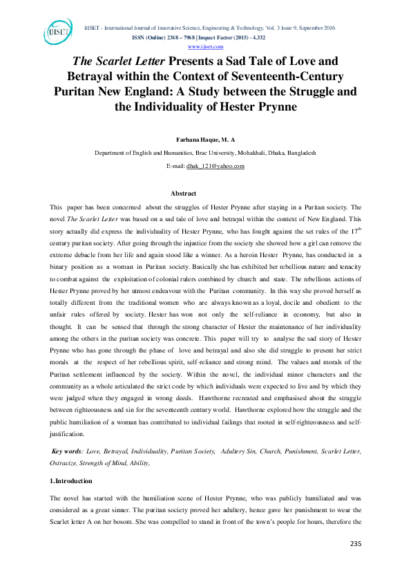(PDF) Presents a Sad Tale of Love and Betrayal within the Context of ...