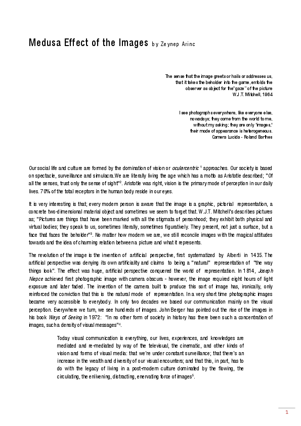 (PDF) Medusa Effect of Images