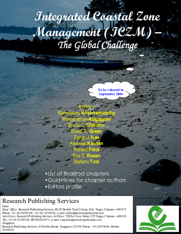 (PDF) Integrated Coastal Zone Management (ICZM)