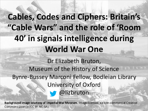 (PDF) Cables, Codes and Ciphers: Britain’s “Cable Wars” and the role of ...