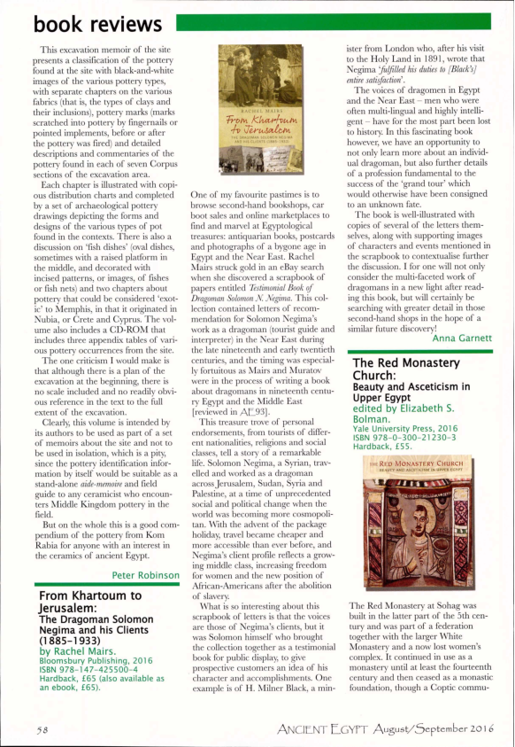 (PDF) Book Review: ‘From Khartoum to Jerusalem: The Dragoman Solomon ...