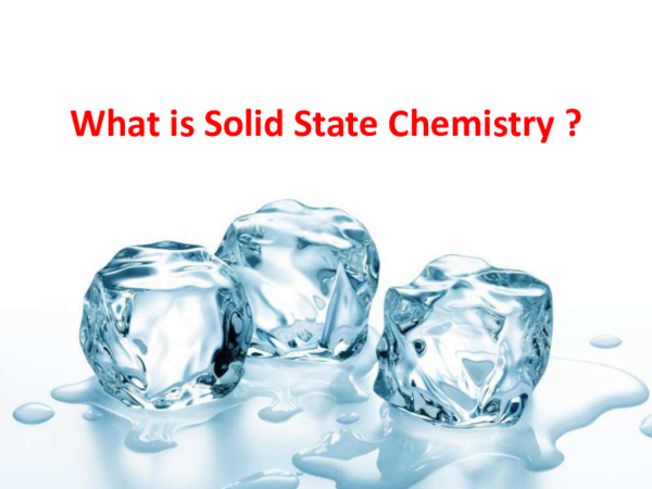 (PDF) What is Solid State Chemistry