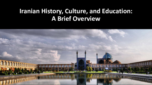 (PDF) Iranian History, Culture, and Education: A Brief Overview