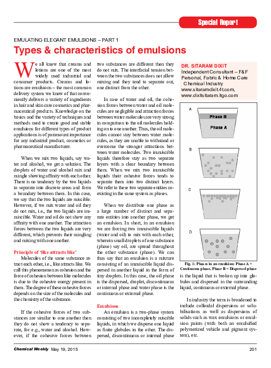 (PDF) Emulating Elegant Emulsions Complete