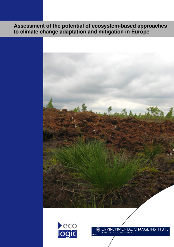 (PDF) Ecosystem-based Approaches for Climate Change Adaptation and ...