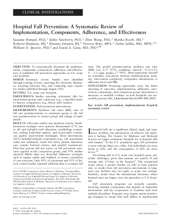 PDF Inpatient Fall Prevention Programs As A Patient Safety Strategy Isomi Miakelye pdf-inpatient-fall-prevention-programs-as-a-patient-safety-strategy-isomi-miakelye
