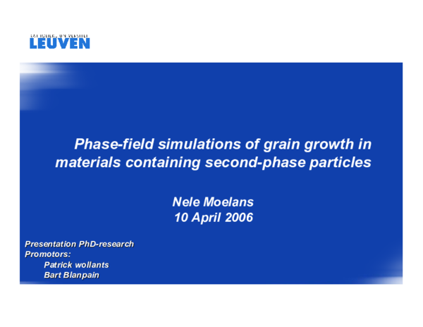 (PDF) Phase-field simulations of grain growth in materials containing ...
