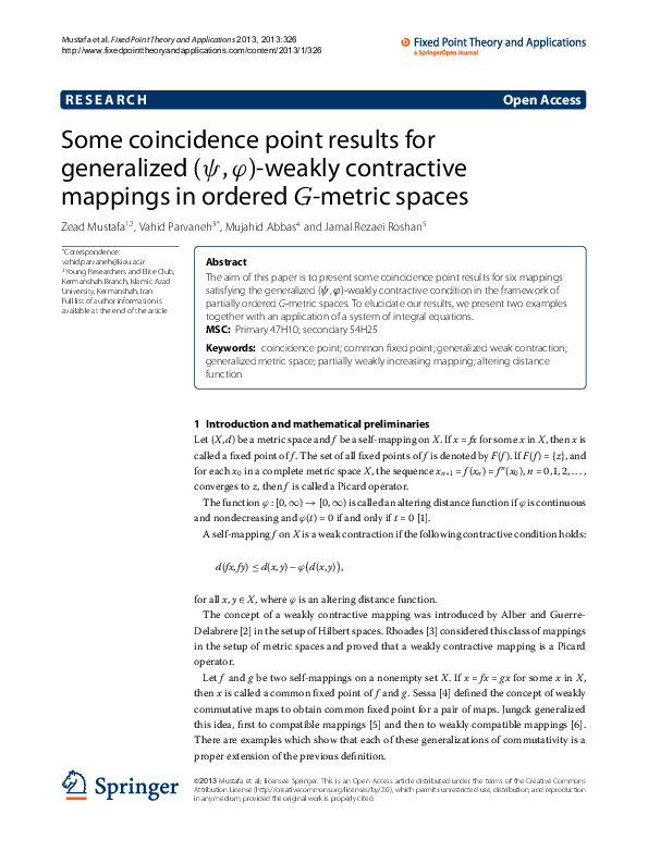 Pdf New Best Proximity Point Results In G Metric Space Arslan Hojat