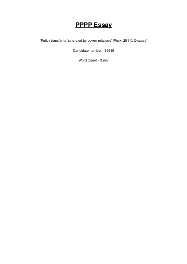 (DOC) Policy Transfer and Power