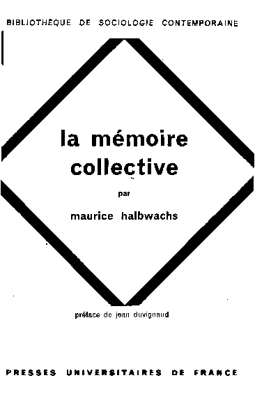 (PDF) Maurice Halbwachs La Memoire collective