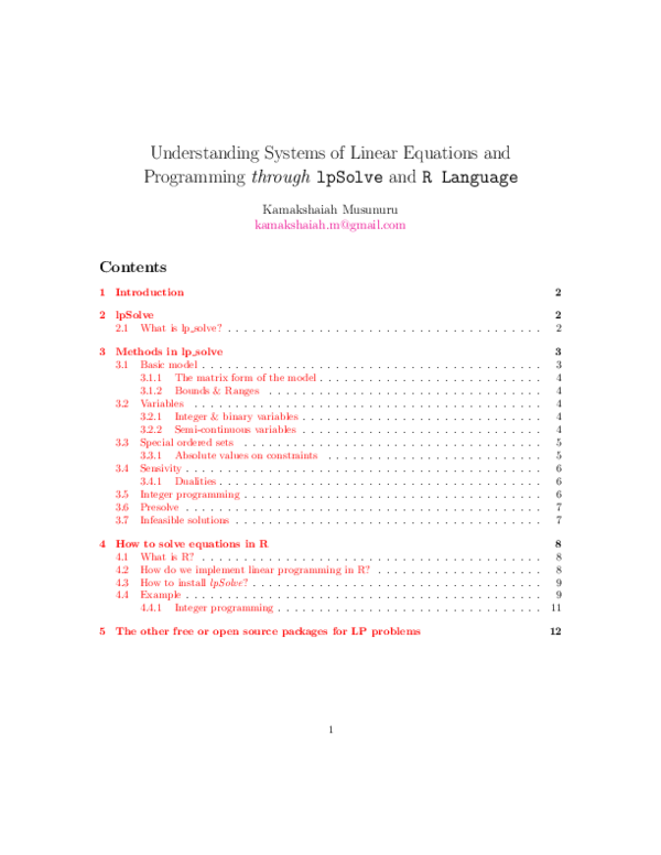 Pdf Understanding Systems Of Linear Equations And Programming Through 3093