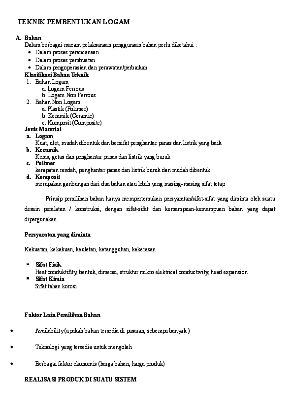 Doc Teknik Pembentukan Logam