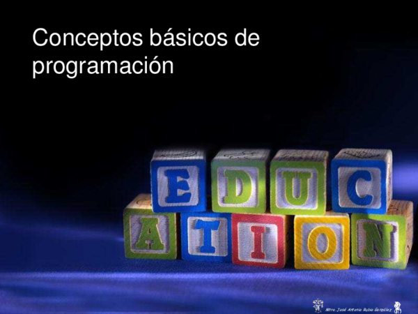 (PDF) Conceptos básicos de programación