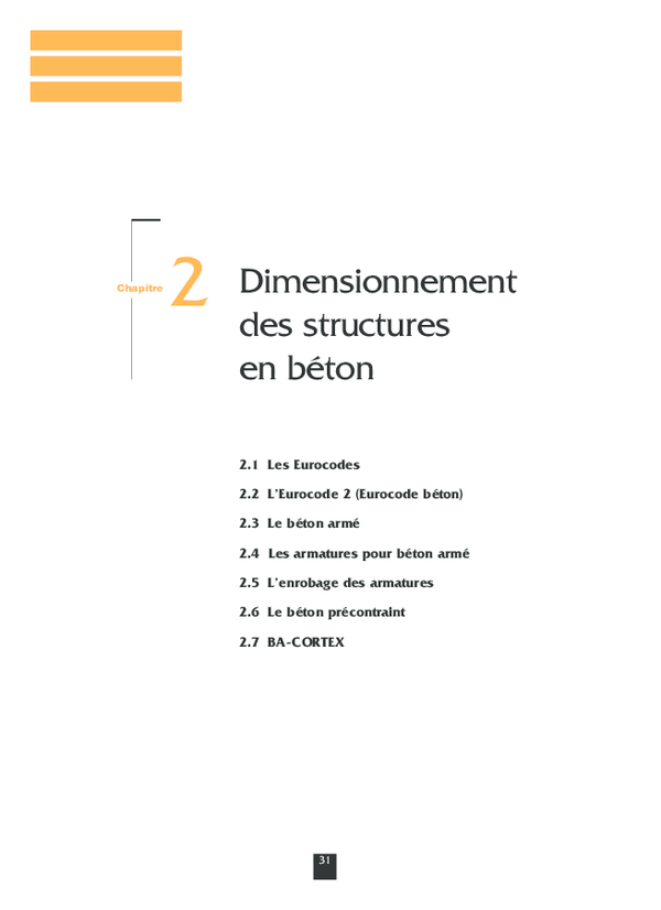 (PDF) 2.1 Les Eurocodes 2.2 L'Eurocode 2 (Eurocode béton) 2.3 Le béton ...