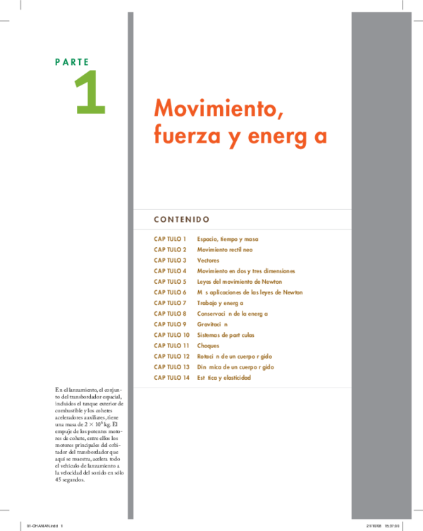(PDF) Movimiento, fuerza y energía C O N T E N I D O
