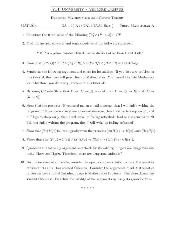 (PDF) Digital Assignment