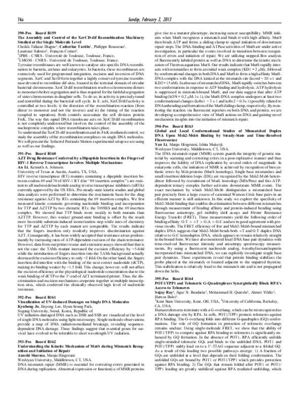 (PDF) The Assembly and Control of the XerCD-dif Recombination Machinery ...