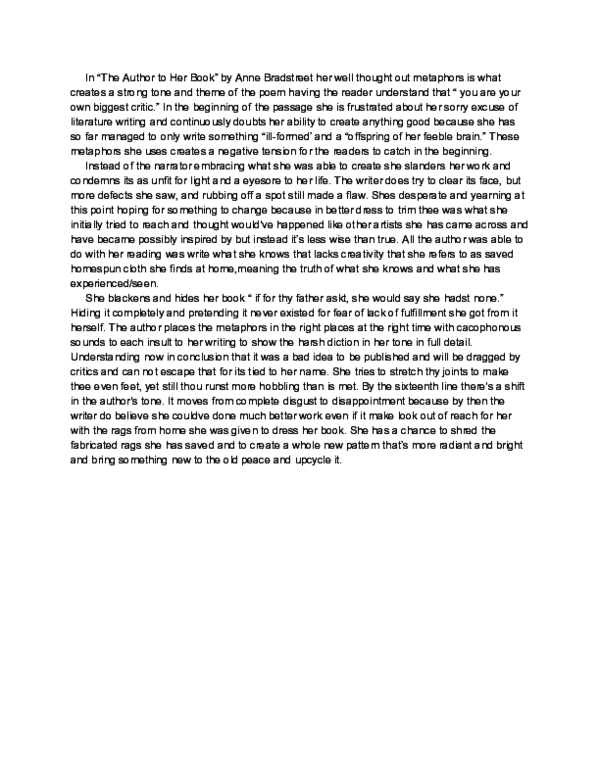 (PDF) the author to her book