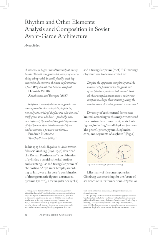 (PDF) Rhythm and Other Elements: Analysis and Composition in Soviet ...