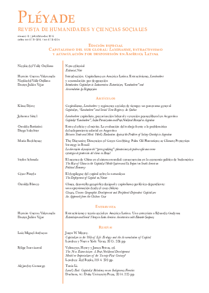 (PDF) Reseña. Jason W. Moore. Capitalism in the Web of Life: Ecology ...