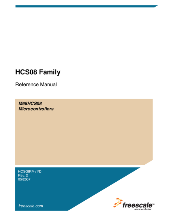 (PDF) HCS08 Family Reference Manual