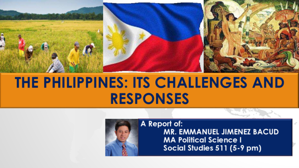 (PDF) THE PHILIPPINES: ITS CHALLENGES AND RESPONSES