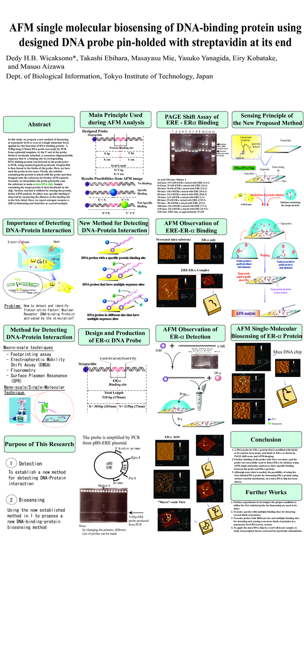 (PDF) poster for AFM Single Molecular Imaging (Biosensors 2002)