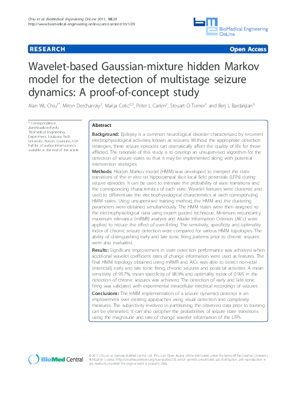 Pdf Wavelet Based Gaussian Mixture Hidden Markov Model For The