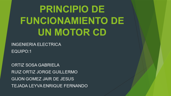 (PPT) Principio de funcionamiento de un motor CD