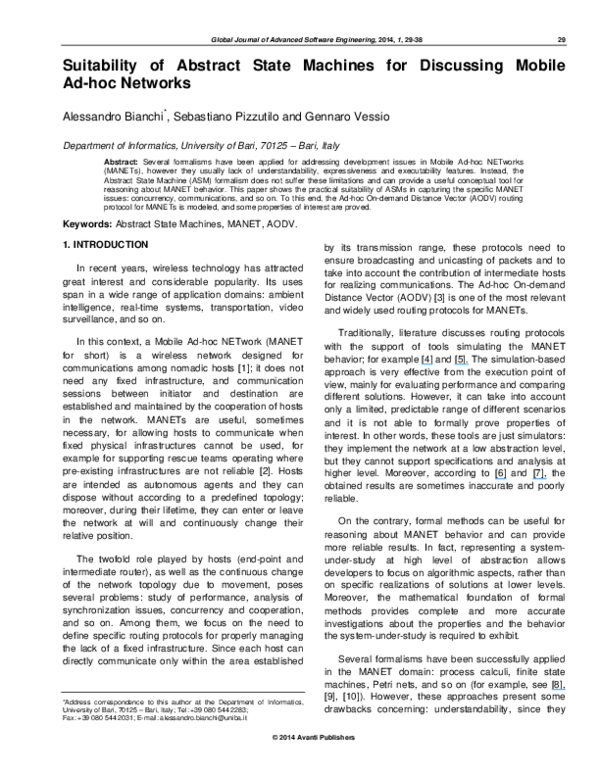 (PDF) Suitability of Abstract State Machines for Discussing Mobile Ad ...