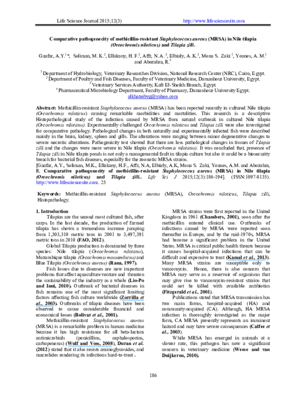 (PDF) Comparative pathogenecity of methicillin-resistant Staphylococcus ...