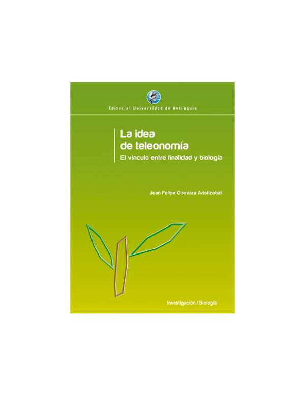 (PDF) La idea de teleonomía. El vínculo entre finalidad y biología
