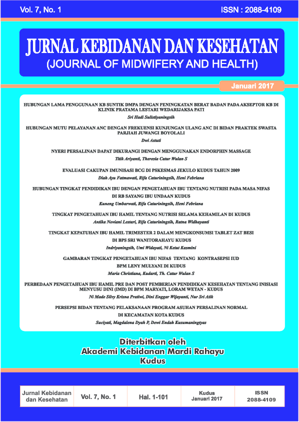 (PDF) 1-12 HUBUNGAN LAMA PENGGUNAAN KB SUNTIK DMPA DENGAN PENINGKATAN BERAT BADAN PADA AKSEPTOR ...