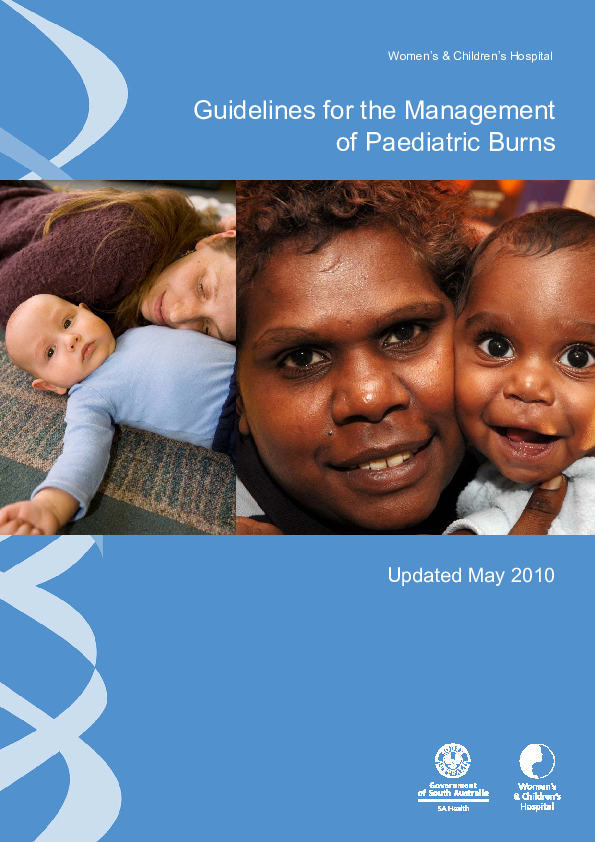 (PDF) Guidelines for the Management of Paediatric Burns