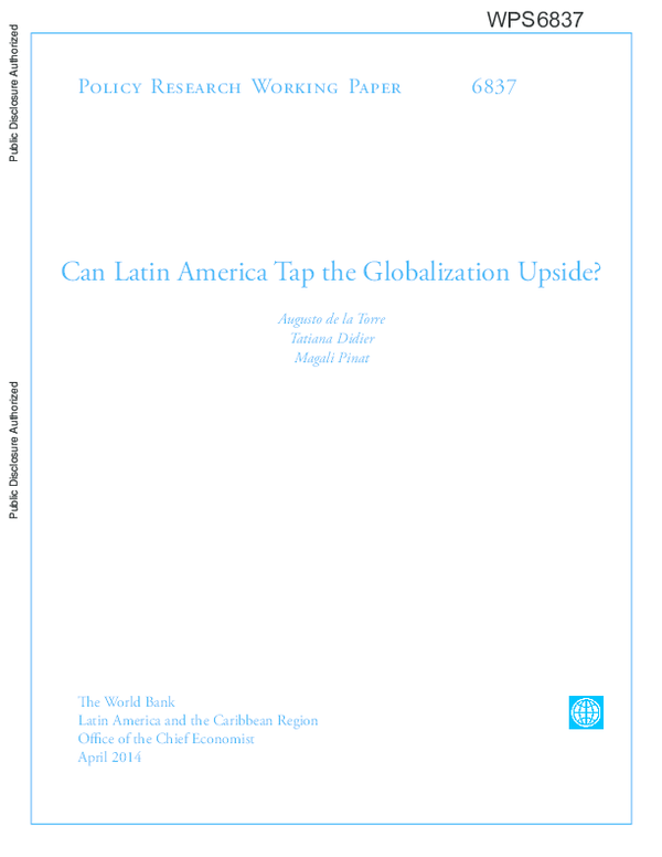 (PDF) Can Latin America tap the globalization upside