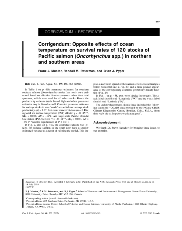 (PDF) Mueter et al 02 CJFAS corrigendum
