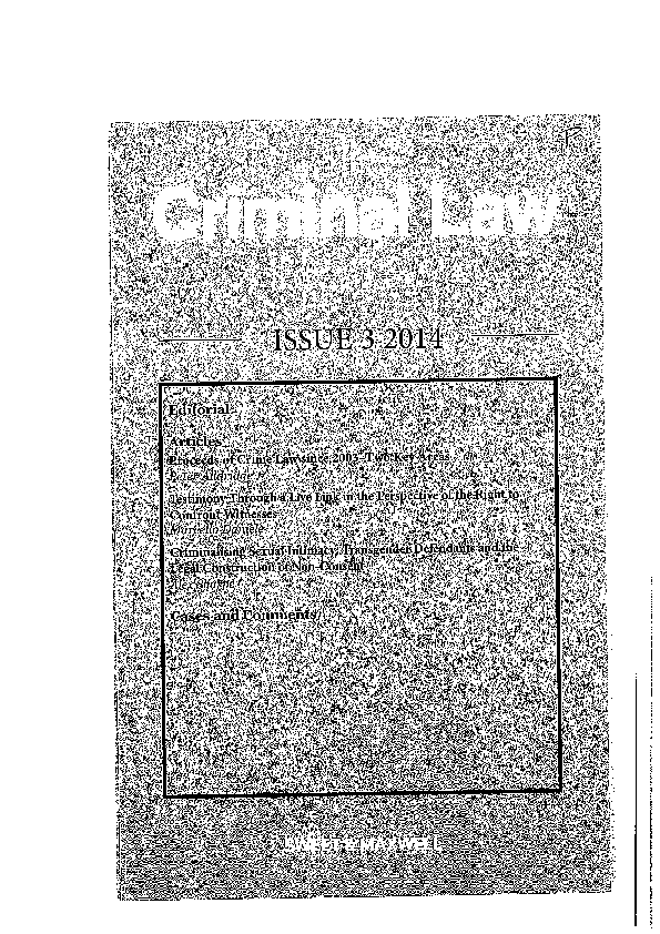 (PDF) Testimony through Live link in the perspective of the right to ...