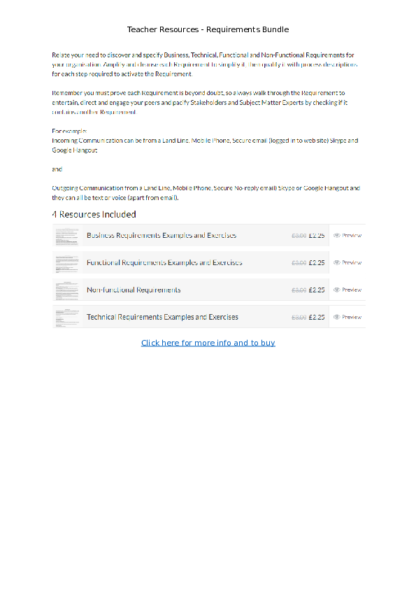 (DOC) Teacher Resources -Requirements Bundle | Eric Sutherland ...