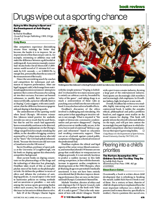 (PDF) Peering into a child's priorities (Review of The Nurture ...