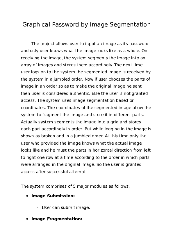 (DOC) Graphical Password by Image Segmentation | Harshal Joshi - Academia.edu
