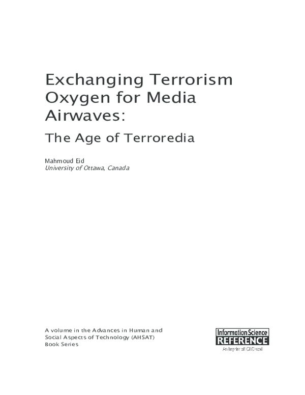 (PDF) Terzis, G. (2014), Media Stereotypes of Terrorism, in Mahmoud E ...