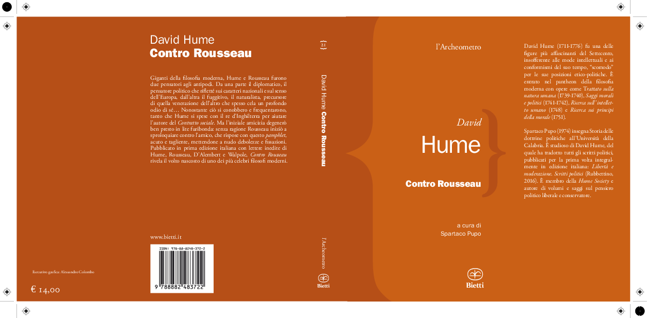 (PDF) David Hume, Contro Rousseau (a cura di Spartaco Pupo), Bietti ...