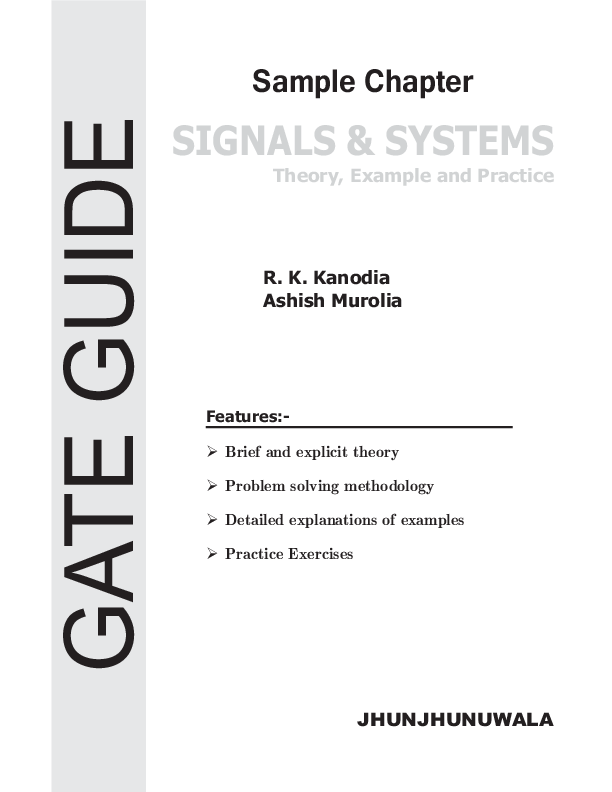 (PDF) Gate guide Signal and System by R.K. Kanodia