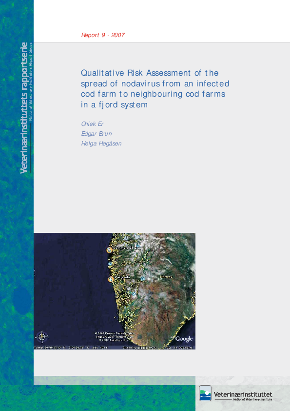 (PDF) Qualitative Risk Assessment of the spread of nodavirus from an ...