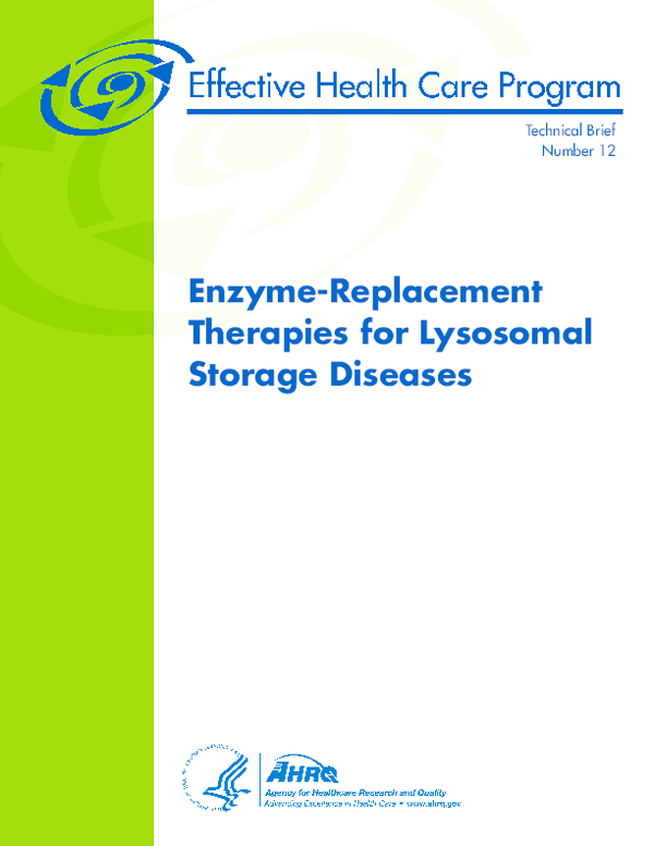 (PDF) Enzyme-Replacement Therapies for Lysosomal Storage Diseases ...